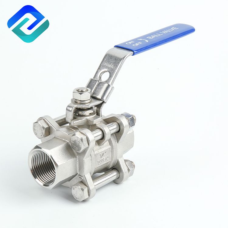 1000 Wog Cf8m Stainless Steel 3 PC Ball Valve Wholesaler